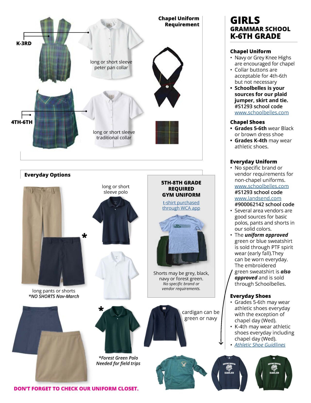 uniforms | Westside Christian Academy